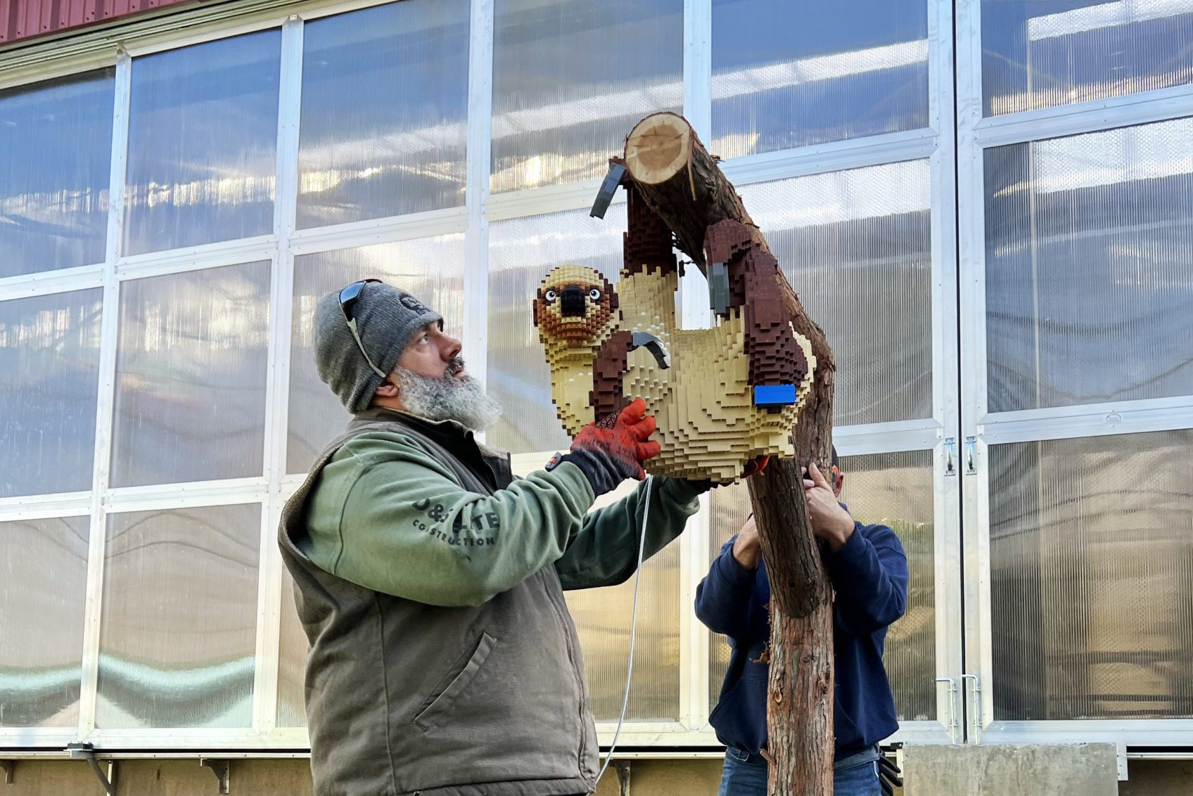 LEGO Sloth Debuts at Elmwood Park Zoo - Elmwood Park Zoo
